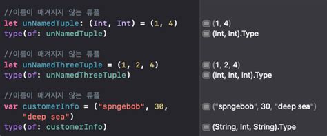 Swift Tuple — Iosdev