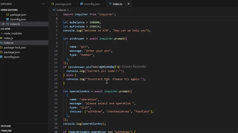 How To Use Typescript And Inquirer For Atm Adeeba Khan Posted On The Topic Linkedin