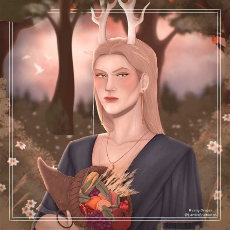 Demeter Cartoon Drawing