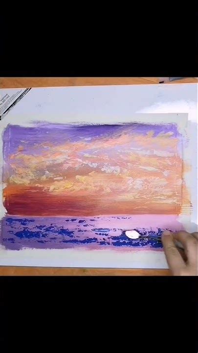 Рисунок акрилом быстро просто и красиво скетч рисунок Youtube