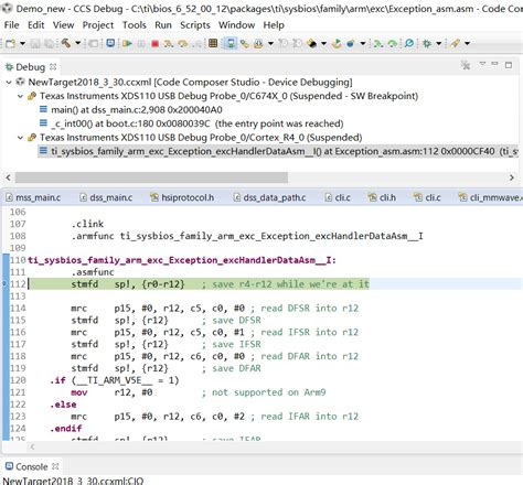 Awr1642boost Program Execution Error Sensors Forum Sensors Ti E2e Support Forums