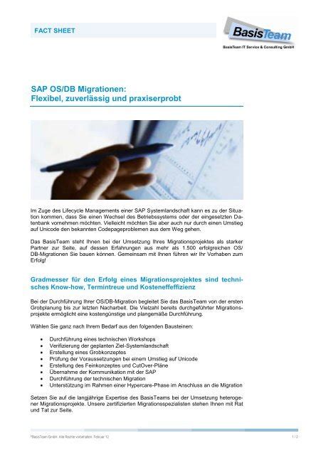 Sap Os Db Migration Libelle