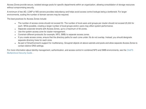 Permissions Authentication And Access Control Recommendations Dell