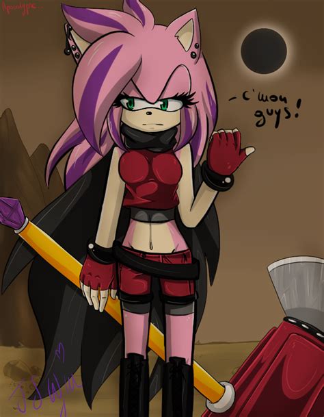 Amy Dark Rose Apocalipse Version By Justsmilewithme On Deviantart