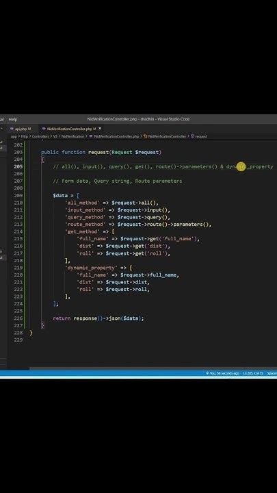 Laravel Request Shorts Youtube