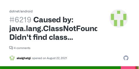 Caused By Javalangclassnotfoundexception Didnt Find Class Kotlin