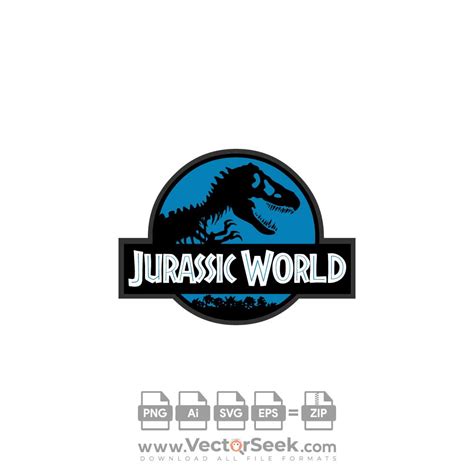 Jurassic World Logo Black Background At Judith Larson Blog