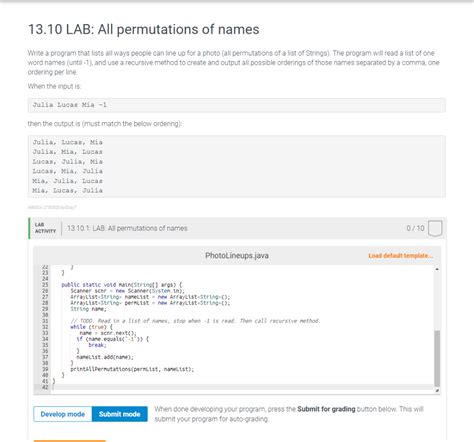 Solved Java The Zybooks Lab Wants Me To Print Every