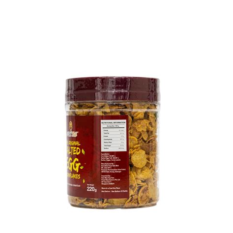 Ego Original Salted Egg Cornflakes 220g Ego Foods