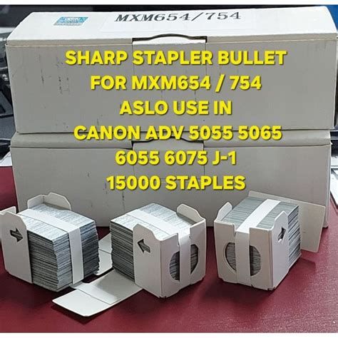 Stapler Bullet For Sharp Canon Etc Shopee Malaysia