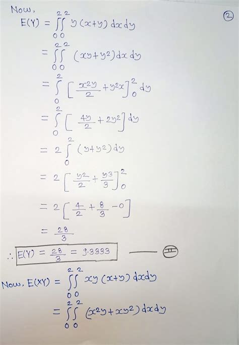 Solved 14 Given A Joint Density Function Of Random Variables X And