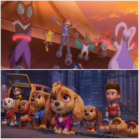 The Paw Patrol Characters Reaction To Ash Captured By Supersentai2004