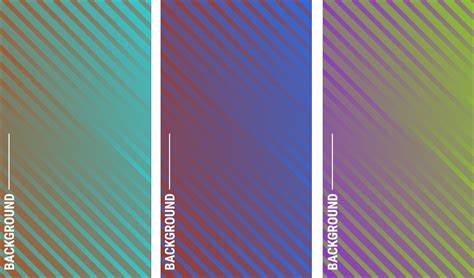 Vector Illustration Of A Bright Color Abstract Pattern Background With A Line Gradient Texture