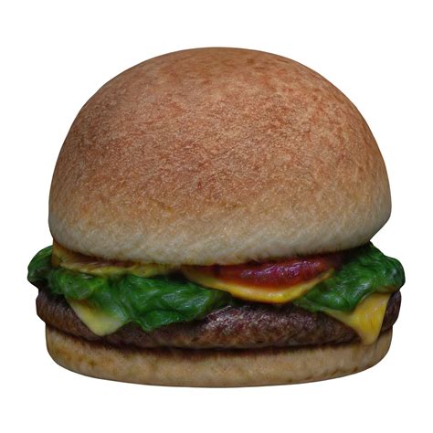 Realistic Burger No 1 3d Turbosquid 2236008