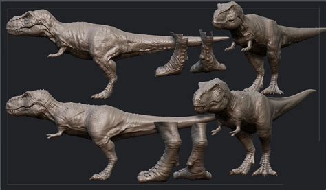 Jurassic World T Rex Art