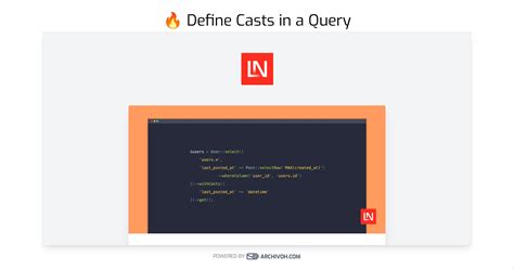 🔥 Define Casts In A Query