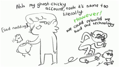 Okkennymay Omg I Used To Follow You As Ghost Chicky I Think