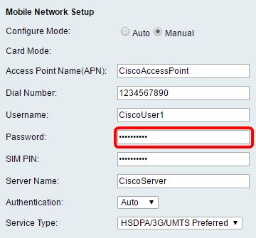 Configure A Mobile Network On The RV132W And The RV134W Virtual Private Network VPN Router Cisco