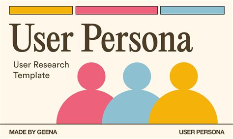 User Persona Template Figma