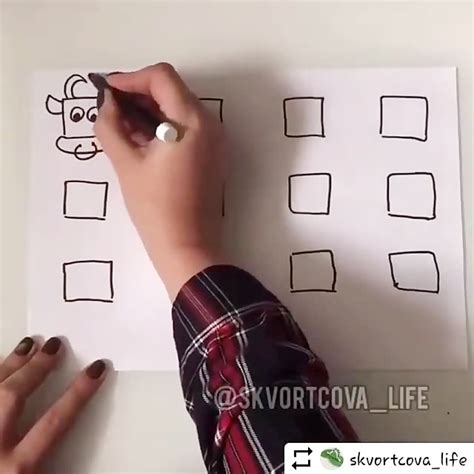 آموزش کشیدن نقاشی با مربع