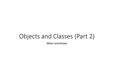 Solution Objects And Classes Part 2 Studypool