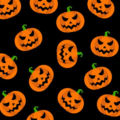 Background Vector Design With Pumpkin Ghost Pattern 15122106 Vector Art