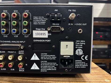 Aragon Stage One Thx 51ch Proccessor Audio Soundbars Speakers