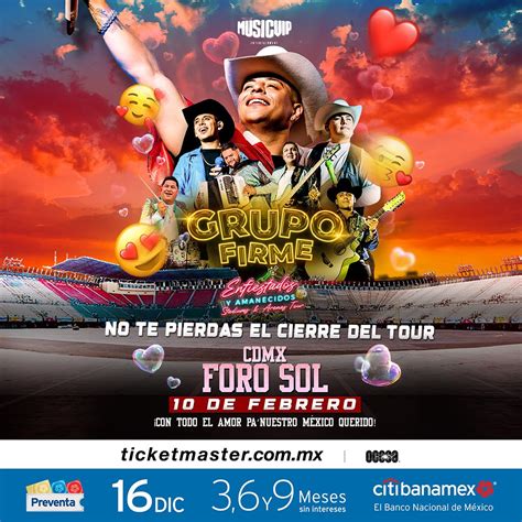 Grupo Firme En El Foro Sol Fecha Y Cuál Sería El Precio De Los Boletos