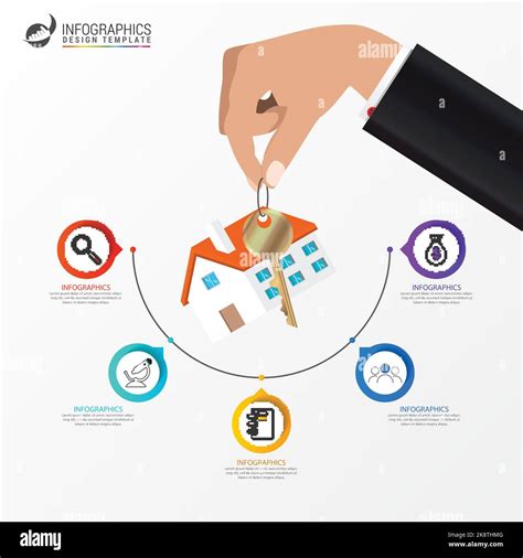 Infographic Design Template Creative Concept With 5 Steps Can Be Used For Workflow Layout