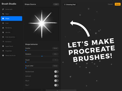 How To Make Procreate Brushes Galaxy Art Tutorial • Bardot Brush