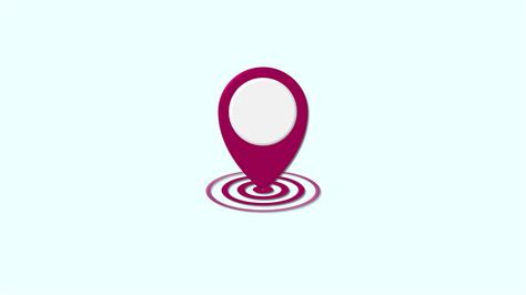 Location Icon GPS Location Pointer Animated Icon Stock Video At Vecteezy
