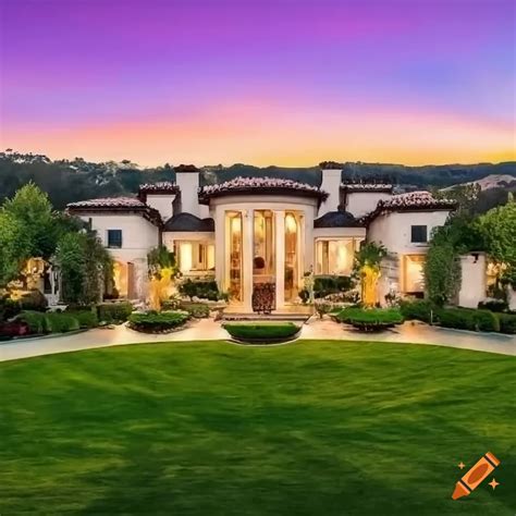 Majestic Glamorous California Mega Mansion In Hidden Hills With Hills