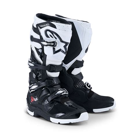 Alpinestars Tech 7 Enduro 26 Boots Black White Motostorm En