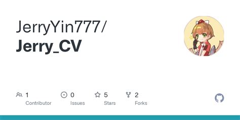 Github Jerryyin777jerrycv