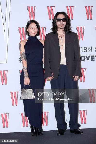 Tiger Jk Of Drunken Tiger And Yoon Mi Rae Are Seen At The 18th W
