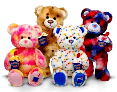 New Build A Bear Workshop Retired 2011 Set Of 4 Unstuffed Teddy