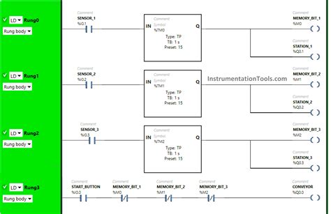 Plc Example On Manufacturing Line Assembly