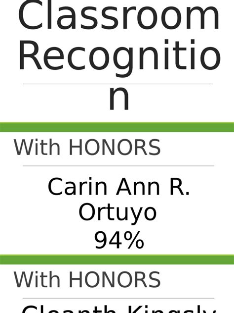 3rd Classroom Recognition Pdf