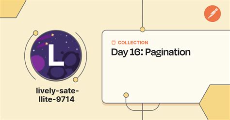 Day 16 Pagination Documentation Postman Api Network