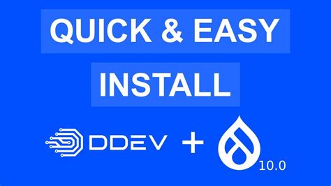 Drupal 10 Quick And Easy Installation With Ddev Drupal Tutorial Youtube