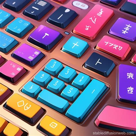 QWERTY Keyboard Layout Stable Diffusion Online