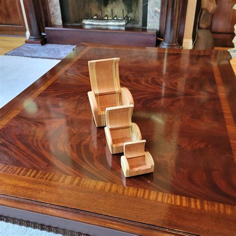 Nested Box Set 3 Piece Red Oak With Ply Accent Etsy