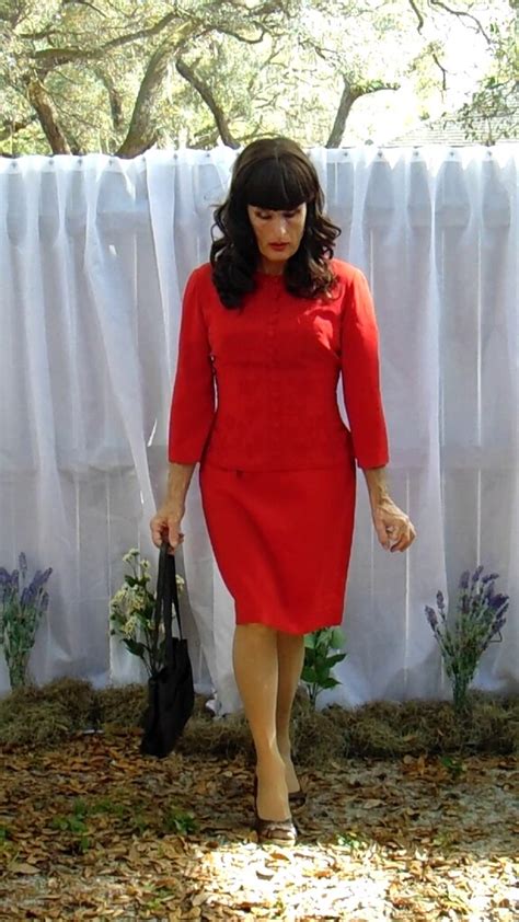 Red Suit Dress Taken In March 2021 Cindy Denmark Flickr