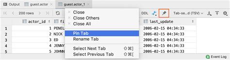 Query Execution IntelliJ IDEA Documentation