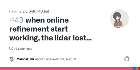 When Online Refinement Start Working The Lidar Lost Direction Issue Hku Mars LiDAR IMU