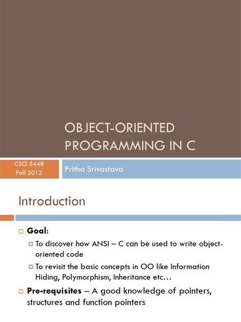 srivastava pdf inheritance object oriented programming pointer