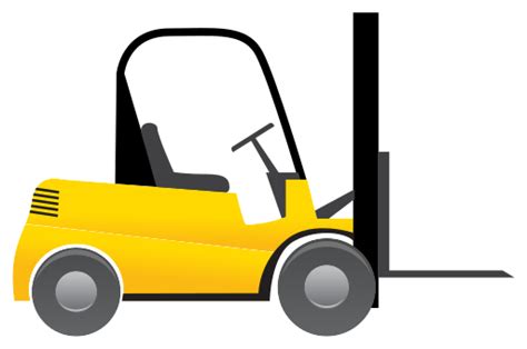 지게차 트럭 운송 창고 운송 및 차량 아이콘