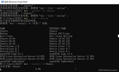 wsl安装linux系统 wsl安装 linux csdn博客
