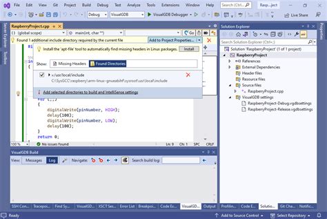 Using Wiringpi Library With Raspberry Pi Cross Compiler Visualgdb