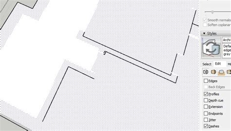 When Intersect Faces With Model What Determines Line Weight Pro Sketchup Community